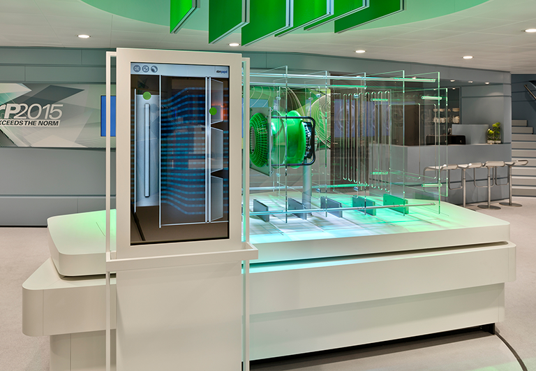 ebm Papst ISH Frankfurt Interaktives Exponat – Braunwagner